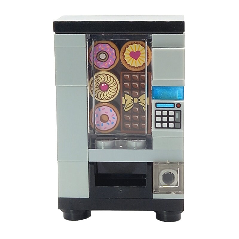 Models Built of LEGO® Bricks MOC VENDING Machine Cookies Cakes Candy ...