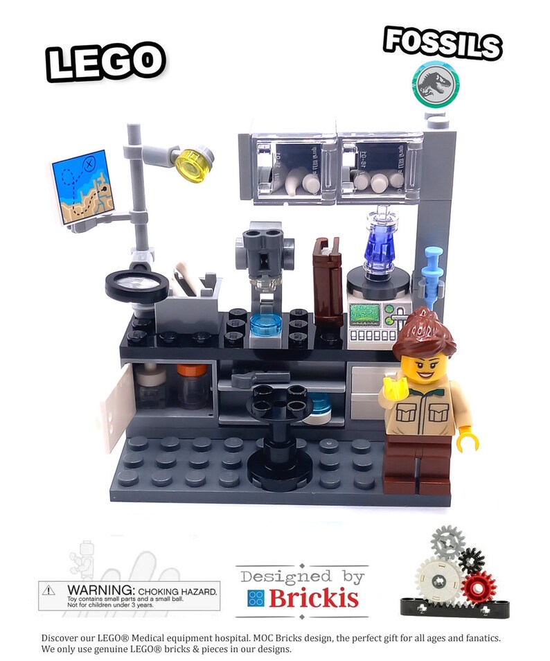 Models Built of LEGO® Bricks Paleontology Study of Ancient Life, From ...