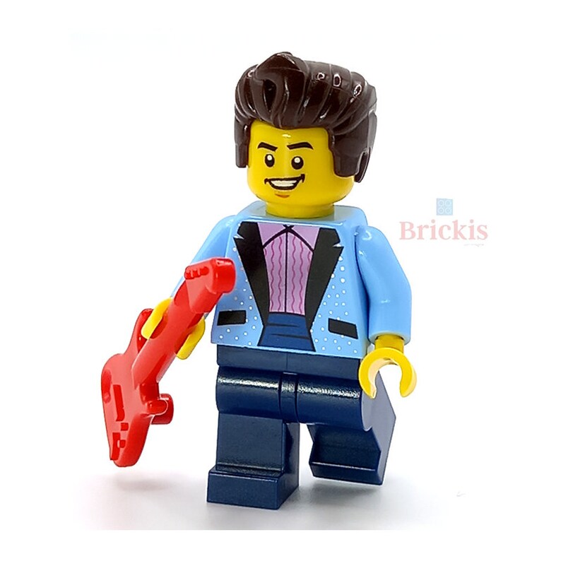 Custom Minifigure Models Built of LEGO® Bricks Elvis Presley Rock and ...