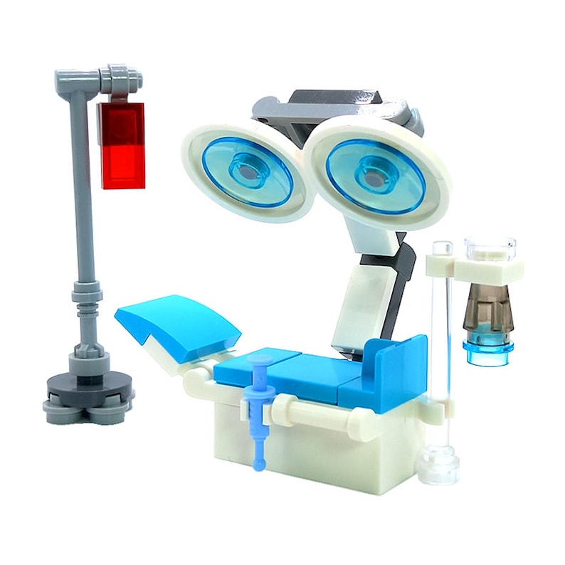 Models Built of LEGO® Bricks OPERATING Room BED Hospital Clinic ...