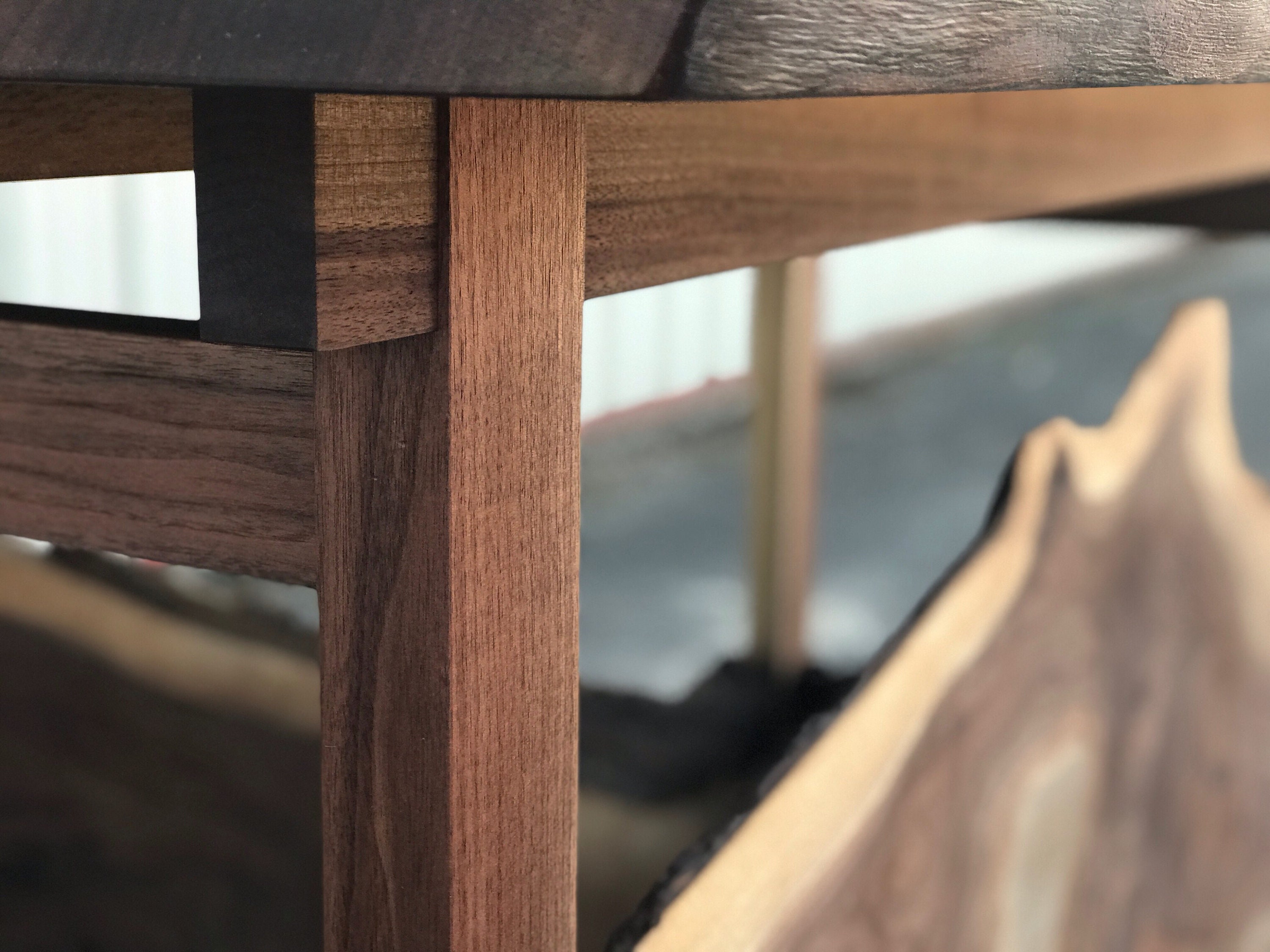 Live Edge Standing Desk Bar Table for Living Room Decor - Handmade ...