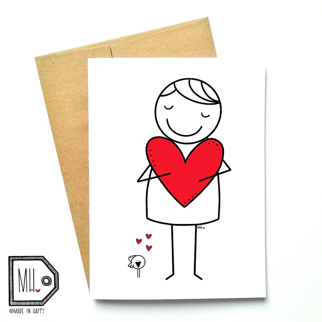 Love Card - Cute Card - Valentines Card - Girlfriend Card - Wife Card ...