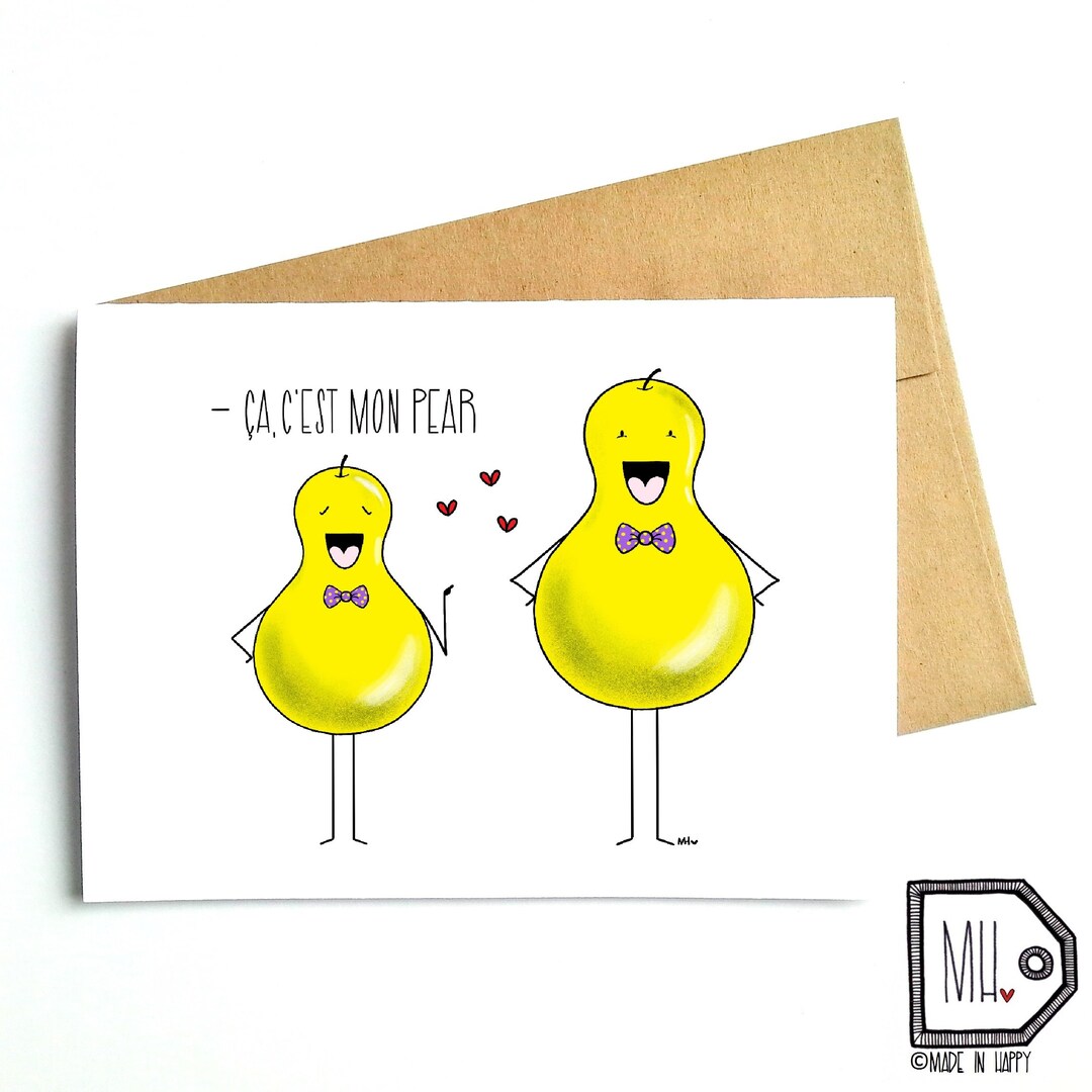 French Card - Fathers Day - Fathers Day Card - Card for Dad - Dad Card ...