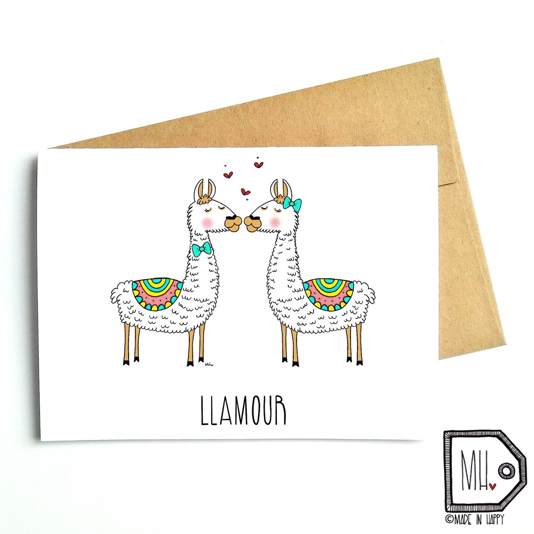 French Card Love Card Anniversary Card Valentines Card Friend Card Just ...