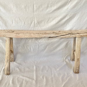 Rustic Elm Long Skinny Bench - Etsy
