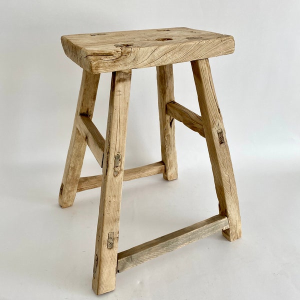 Rustic Stool - Etsy