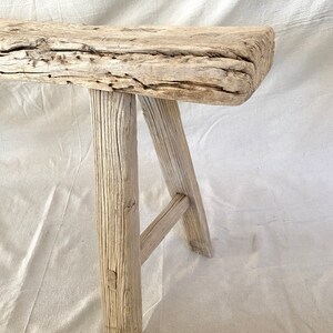 Rustic Elm Long Skinny Bench - Etsy