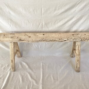 Rustic Elm Long Skinny Bench - Etsy