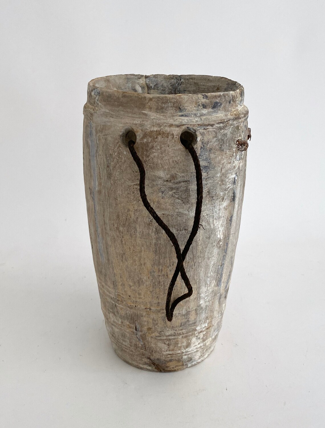 Rustic Wood Carved Vessel Vase - Etsy