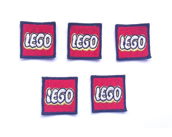 5 Pcs LEGO Logo Embroidered Patch Embroidery Sew on Cloth Patches ...