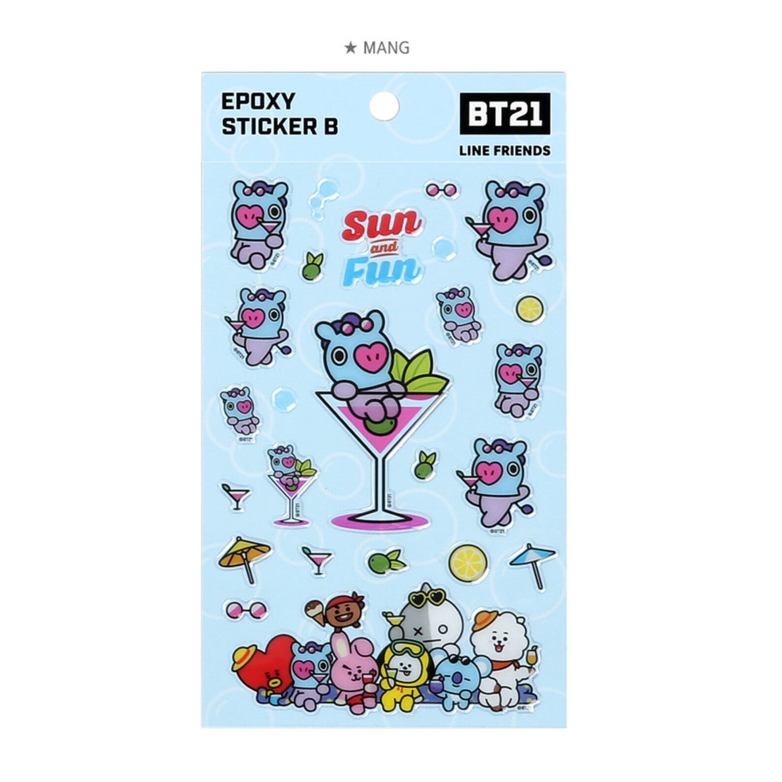 Bts Character BT21 Koya Chimmy RJ Shooky Mang Tata Cooky Epoxy | Etsy