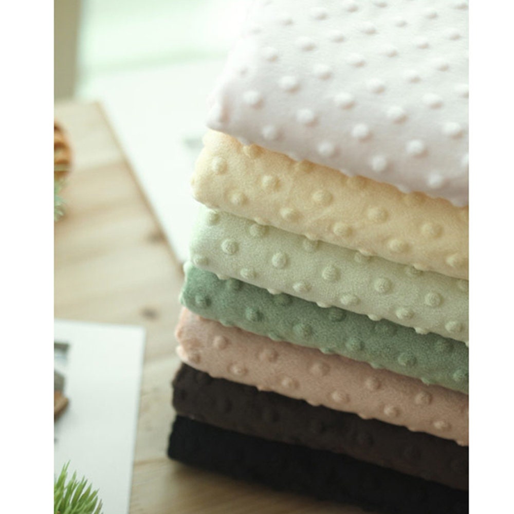 Microfiber Polyester Fabric by the Yard Upholstery Minky | Etsy