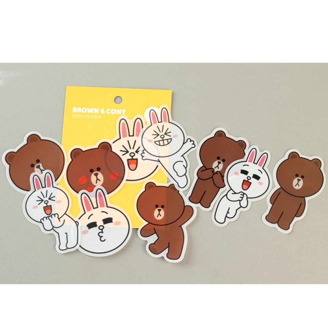 Line Friends Character Decor Stickers Official Goods | Etsy