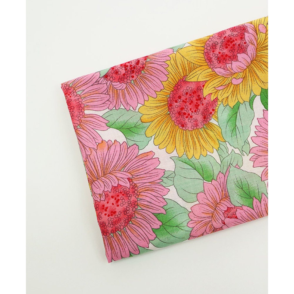 Rayon Cotton Mixed Fabric by the yard width 55.9 inches Cool | Etsy