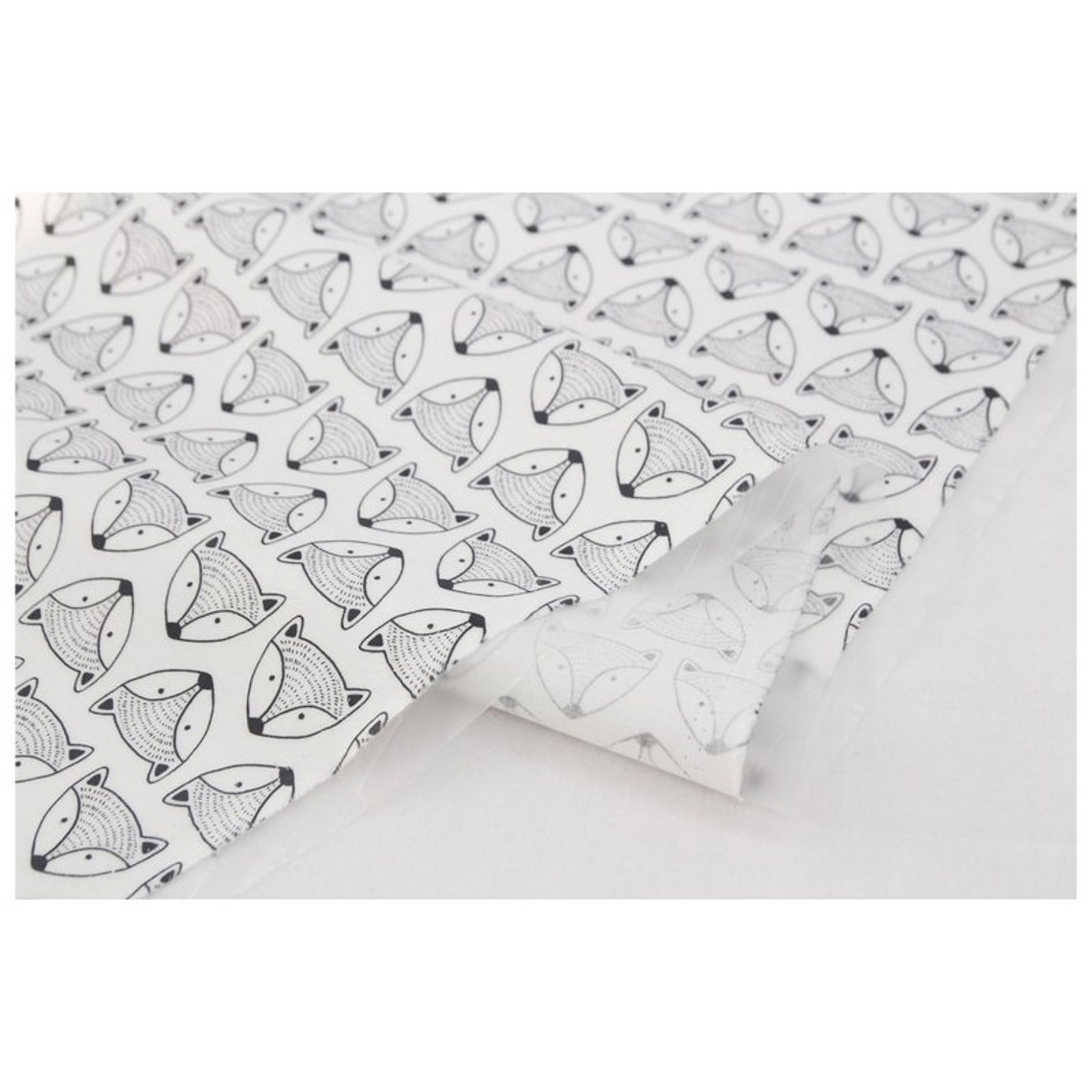 TPU Laminated Cotton Fabric by the Yard TPU Coated Safe for - Etsy