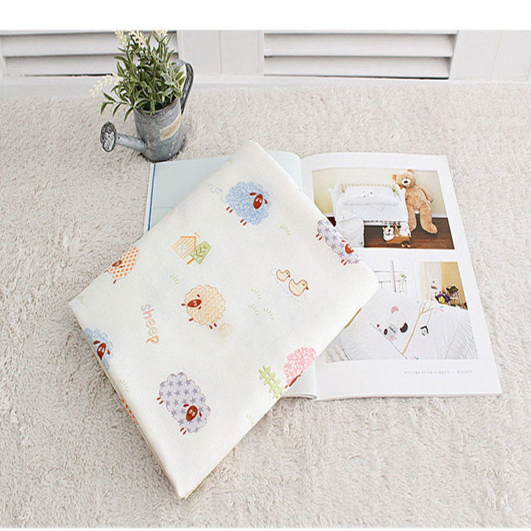 Triple Layers Cotton Gauze Fabric by the Yard Korean Gauze Sewing ...