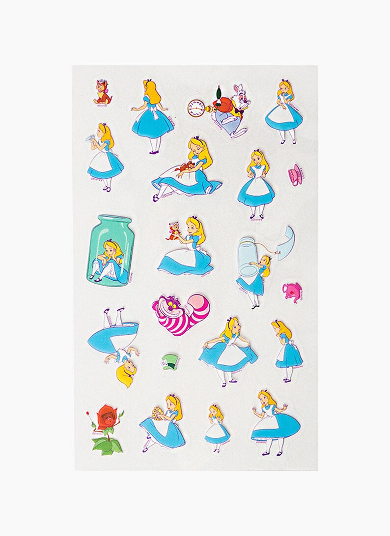 Character Stickers Clear Stickers Scrapbooking Stickers Mobile - Etsy