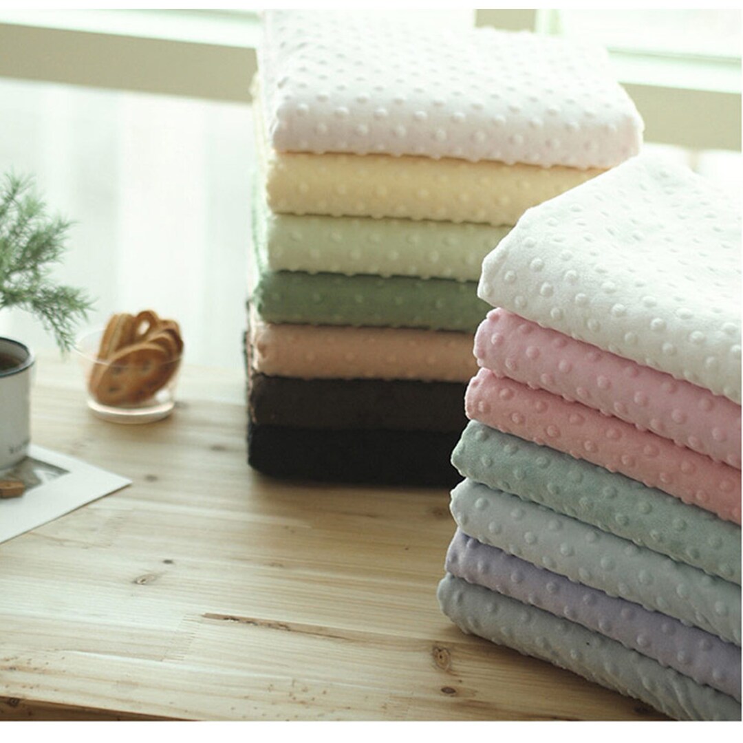 Microfiber Polyester Fabric by the Yard Upholstery Minky - Etsy