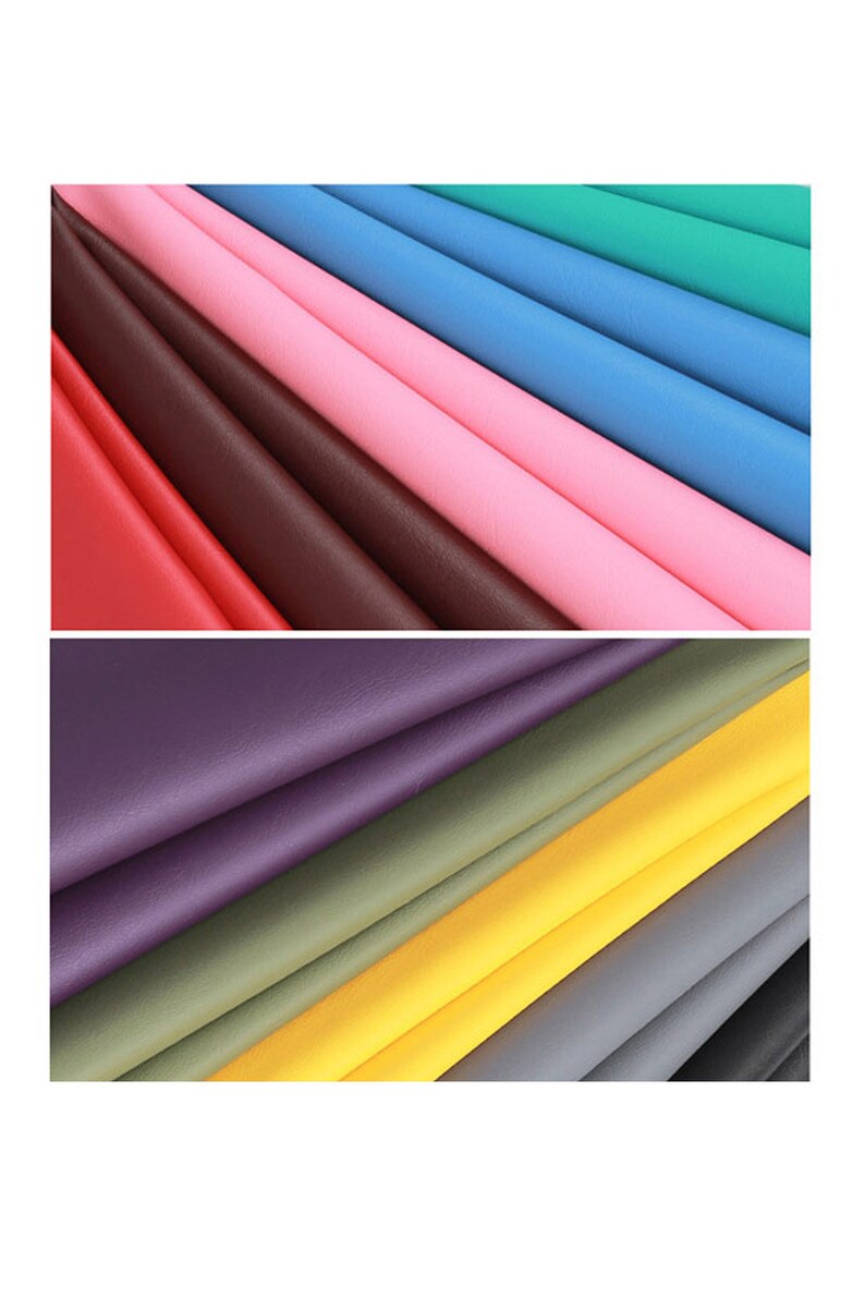 Tela de cuero sintético por el medio patio cuero suave - Etsy México