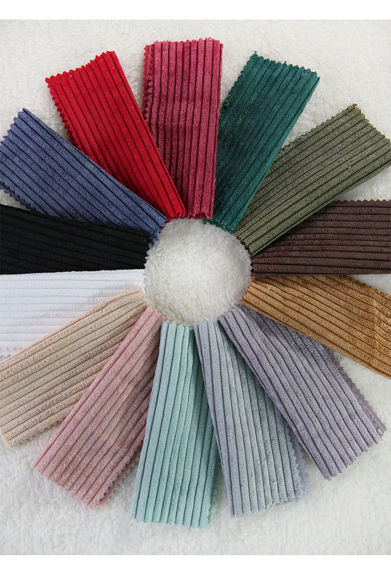 4.5 Wale Corduroy Fabric by the Yard Poly Corduroy Upholstery - Etsy