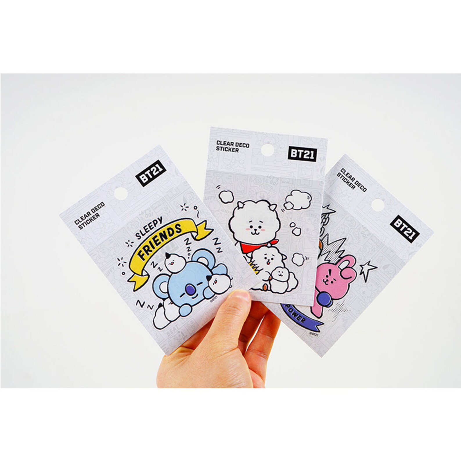 Bts Character BT21 Koya Chimmy RJ Shooky Mang Tata Cooky Clear | Etsy