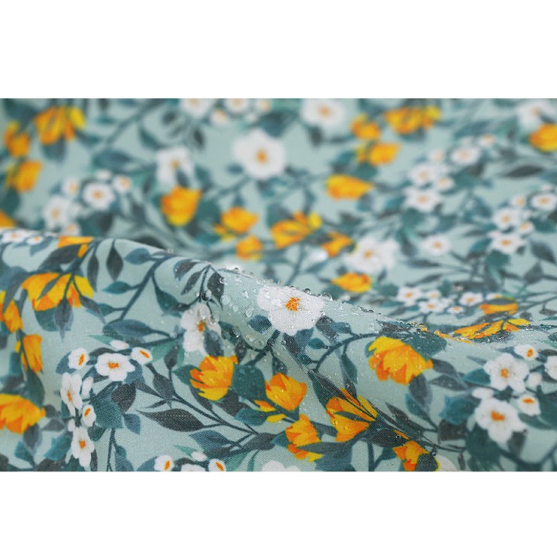 Waterproof Fabric by the Yard Mixed Cotton Home Decor Shower - Etsy