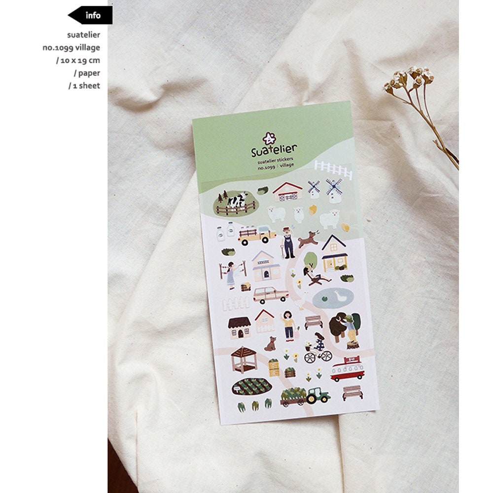 Scrapbook Decor Stickers Decals Paper Stickers Dairy Stickers | Etsy