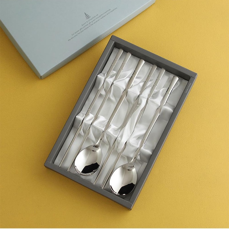 Korean Silverware Sets - Etsy