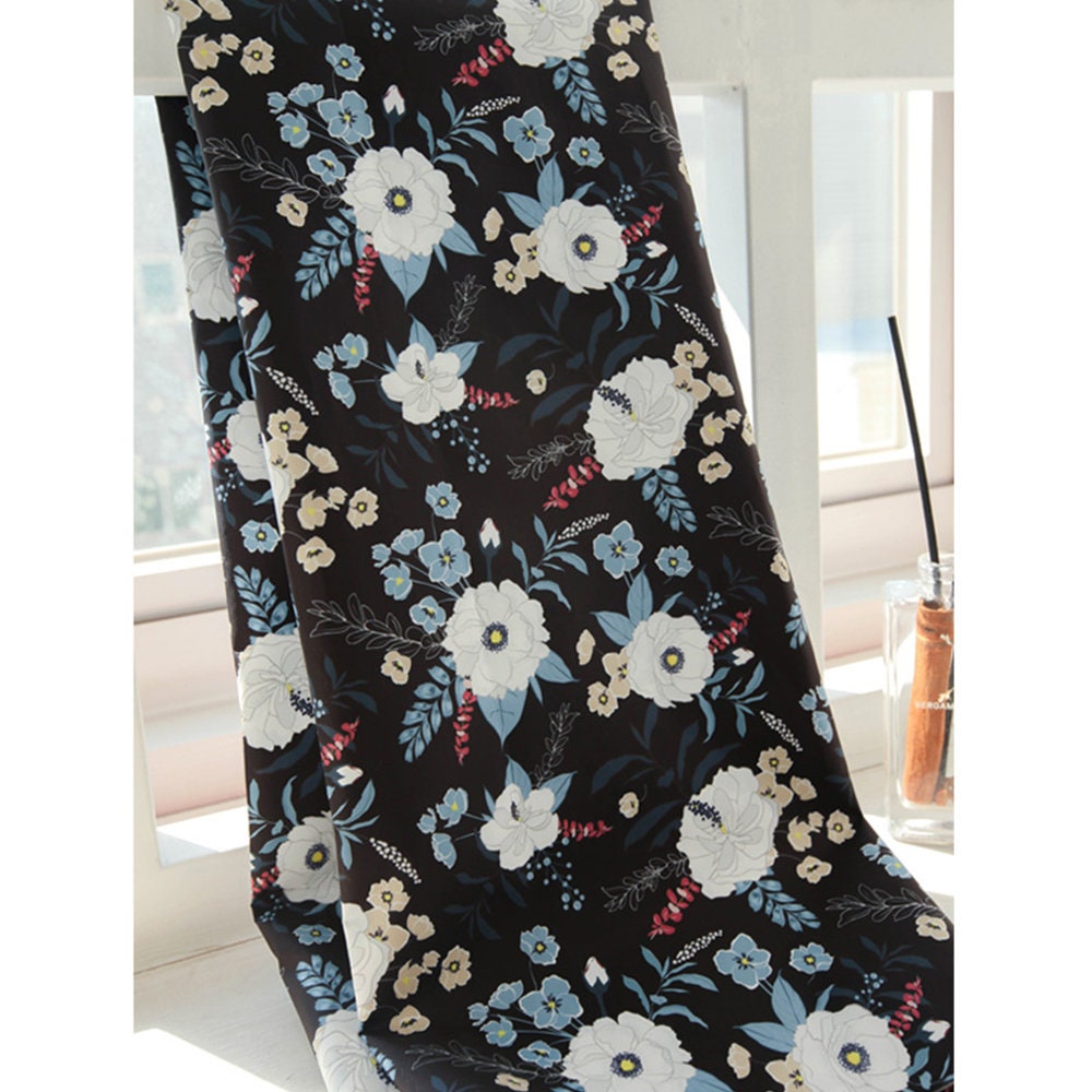 Waterproof Fabric by the Yard for Home Decor Shower Curtain | Etsy