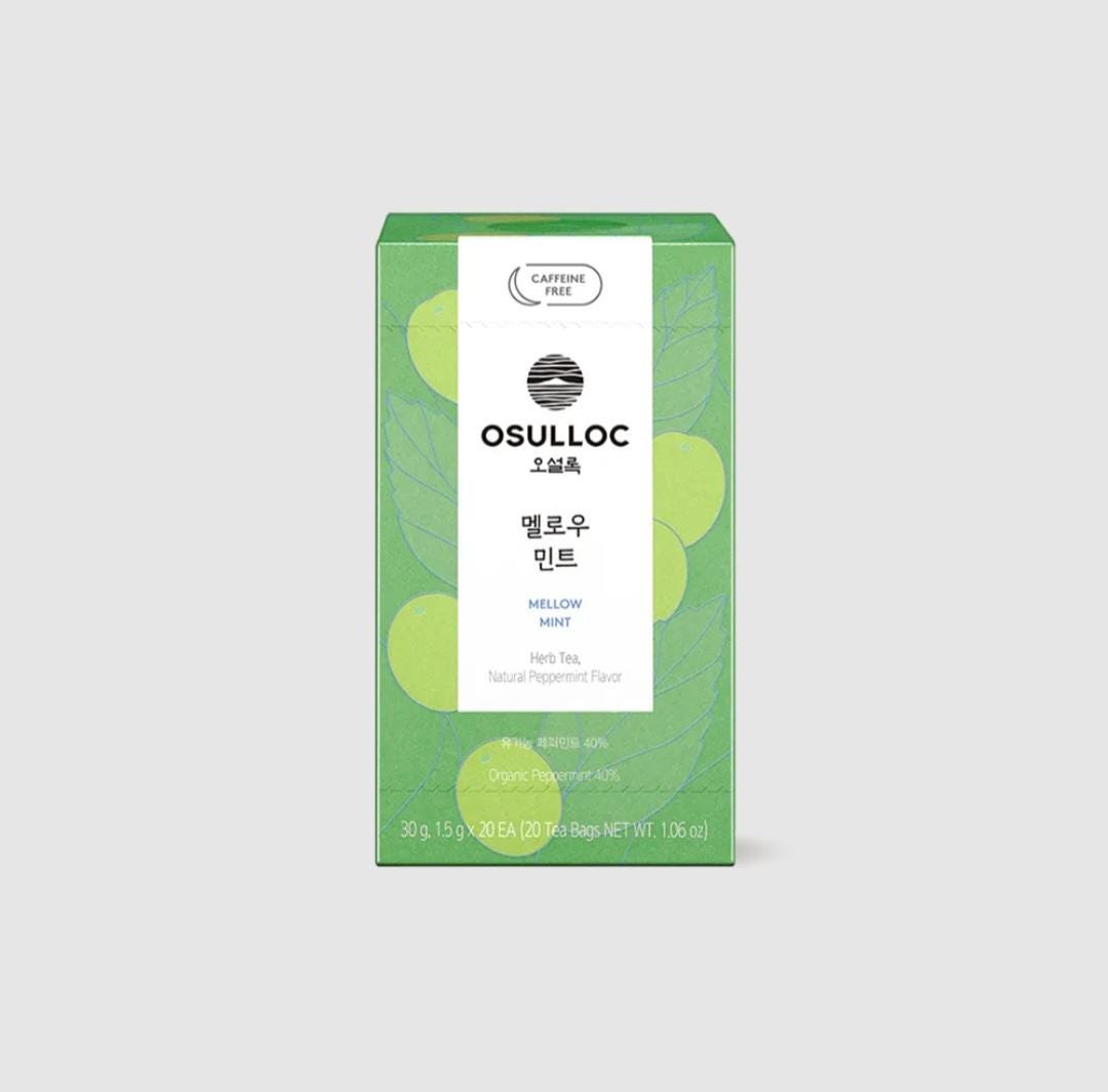 OSULLOC Organic Mellow Mint Herbal Tea - Caffeine-free, 20 Bags - Etsy