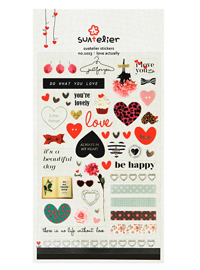 Deco Stickers Vinyl Stickers Dairy Stickers Korea Art Stickers - Etsy