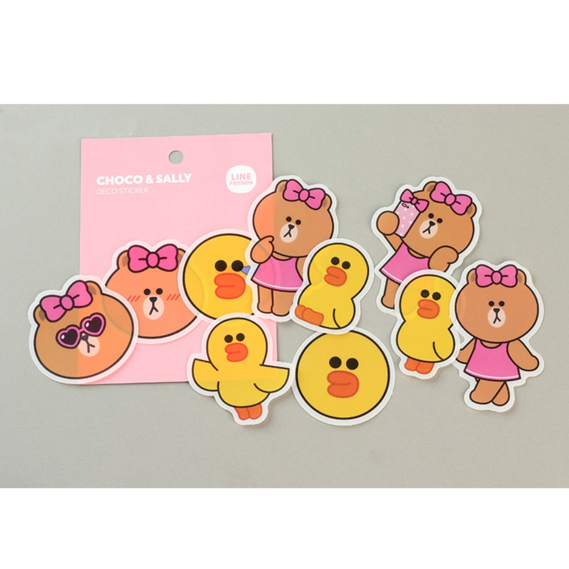 Line Friends Character Decor Stickers Official Goods | Etsy