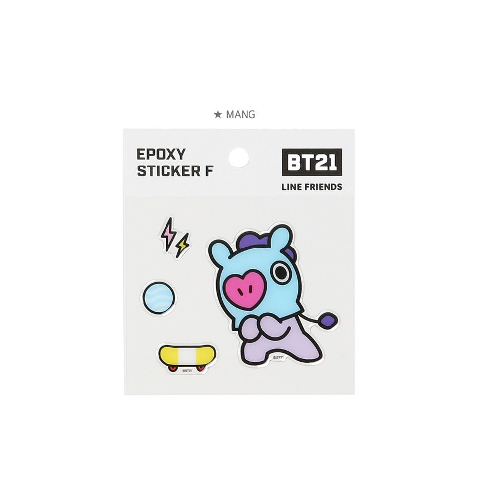 Bts Character BT21 Koya Chimmy RJ Shooky Mang Tata Cooky Epoxy | Etsy