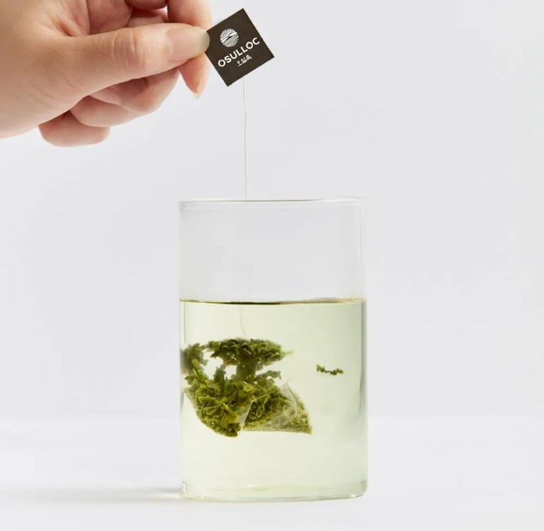 OSULLOC Sejak Green Tea, Korean Pyramid Tea Bags, Jeju - Etsy