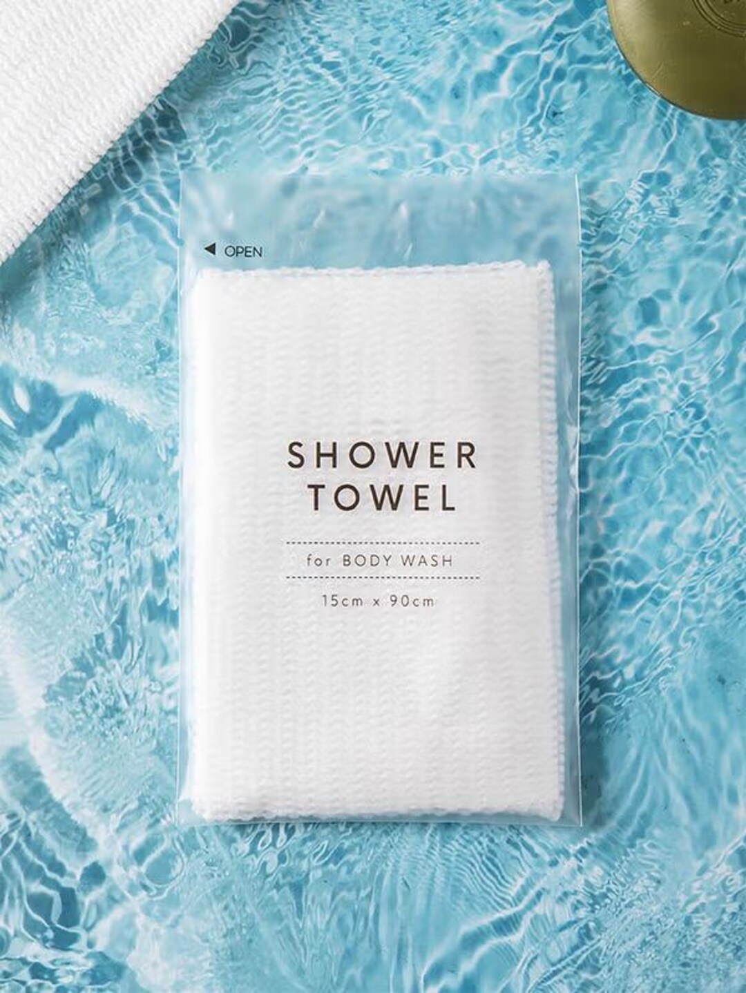 20 Pack Disposable Exfoliating Bath Cloths | Long Body Washcloths 15cm ...