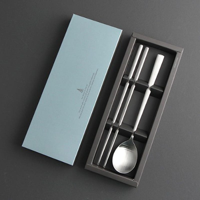 Silver Spoon Chopstick - Etsy