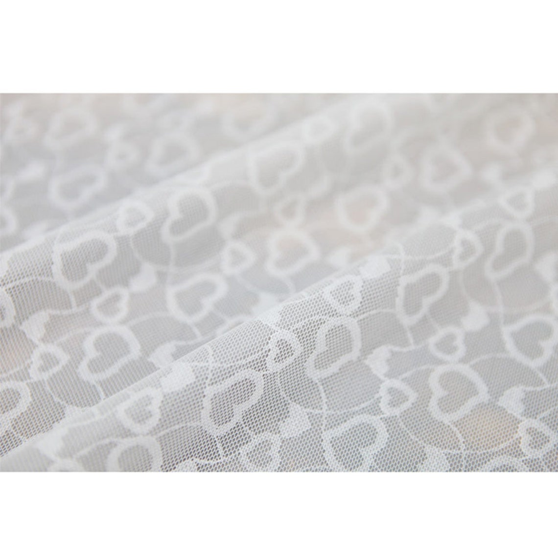 Laminated White Poly Floral Lace Fabrics by the Yard - Etsy