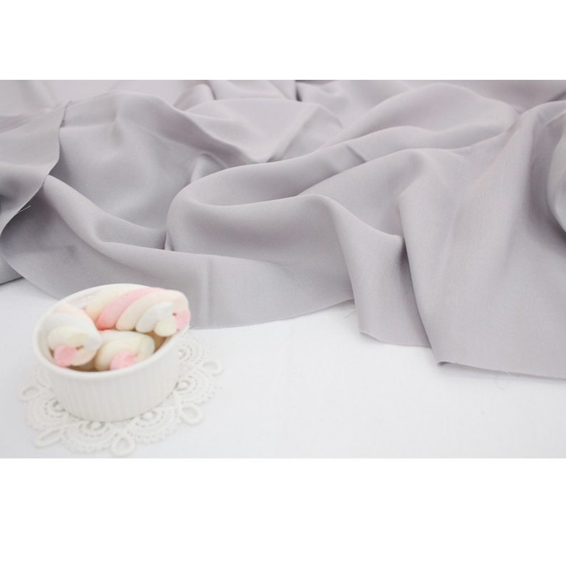 Artificial Silk Fabric by the Yard Wide Width 55 _ Solid | Etsy