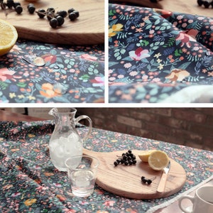 Waterproof Fabric by the Yard for Home Decor Shower Curtain Tablecloth ...