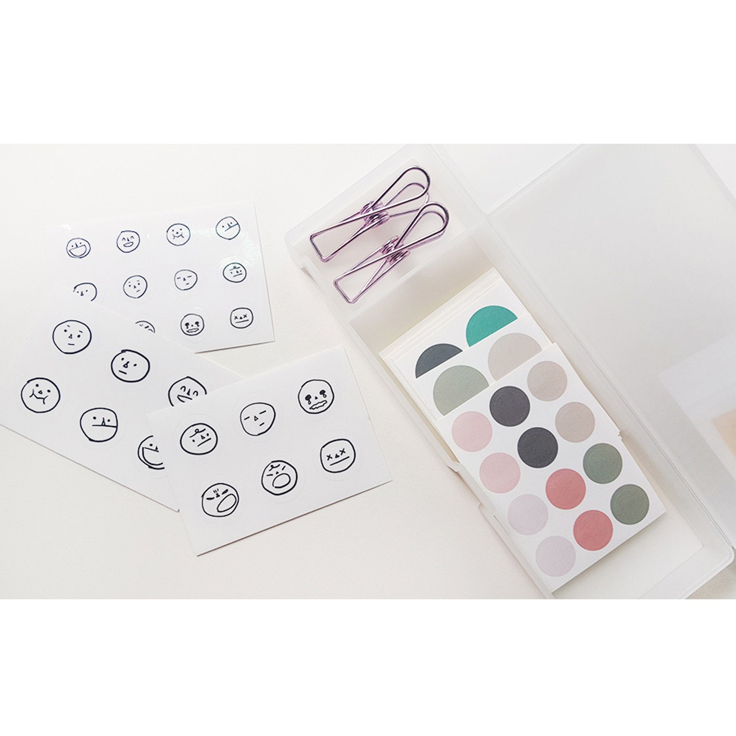 6 Sheets Scrapbook Decor Stickers Decals Clear Stickers Dairy | Etsy