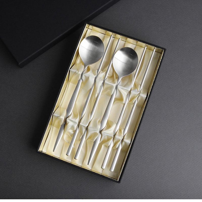 Korean Spoon and Chopsticks Set - Etsy