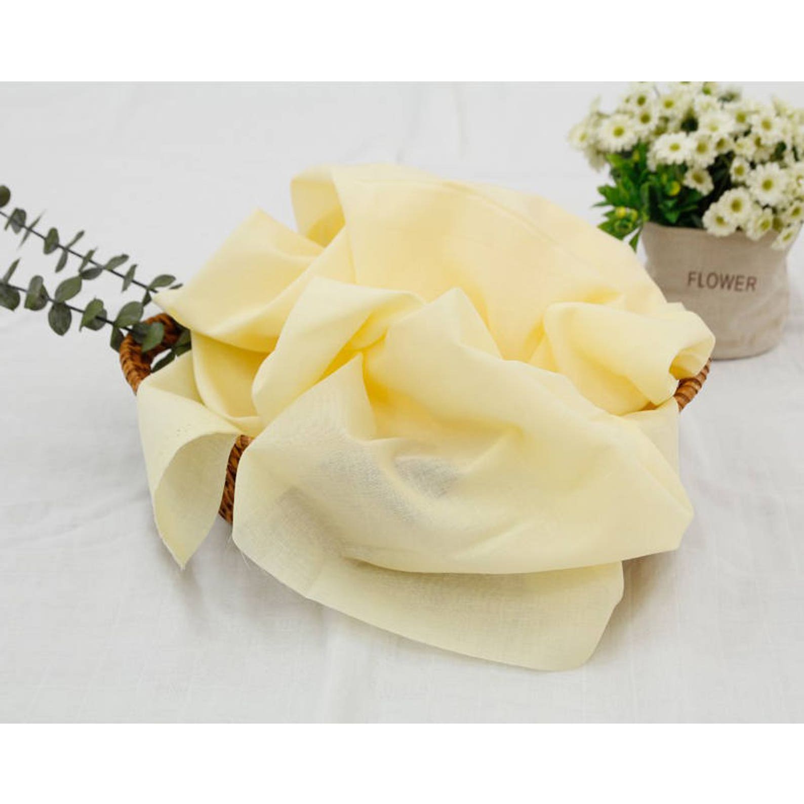 Rayon Gauze Fabric Muslin 100% Soft and Silky Rayon by the - Etsy