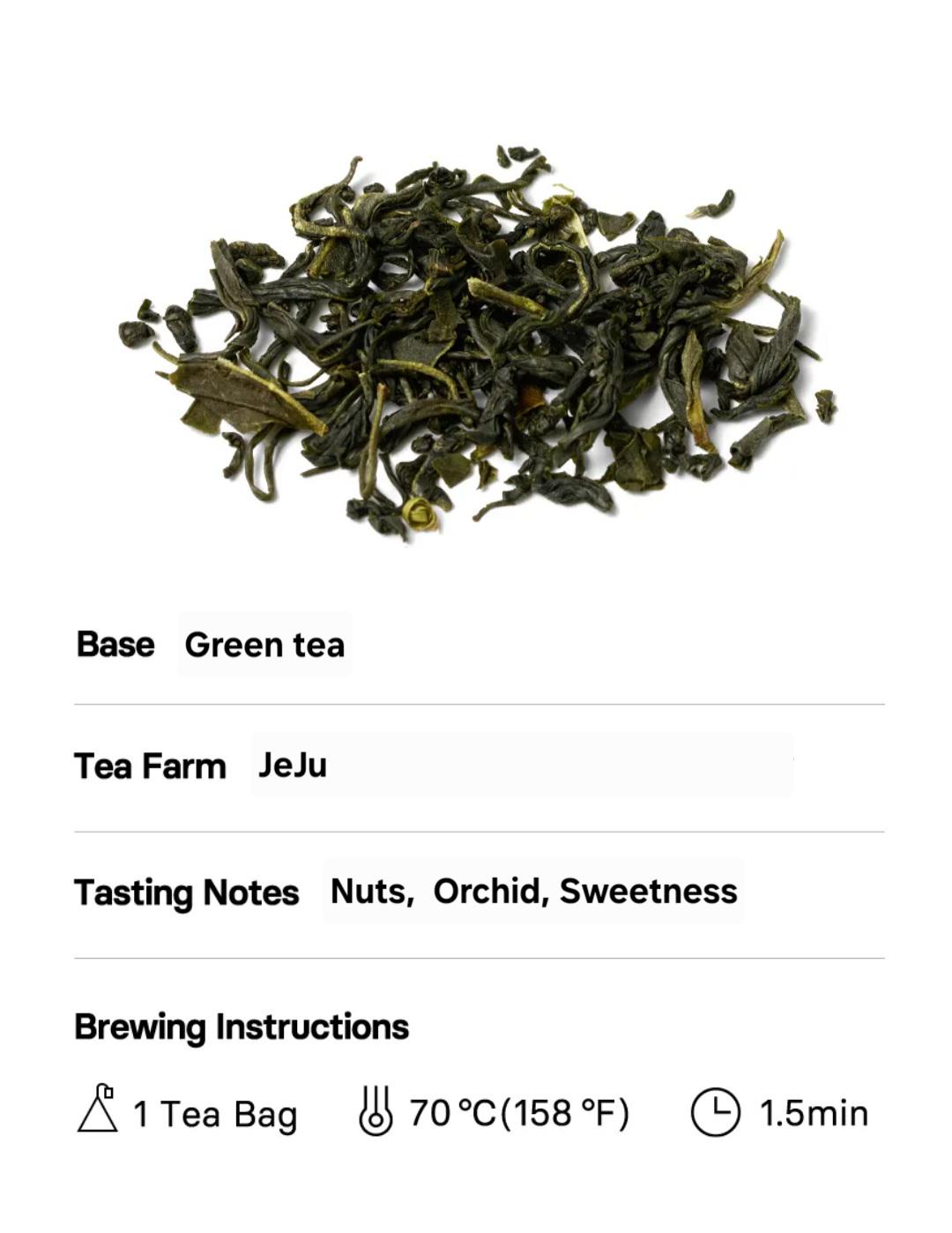 OSULLOC Sejak Green Tea, Korean Pyramid Tea Bags, Jeju - Etsy