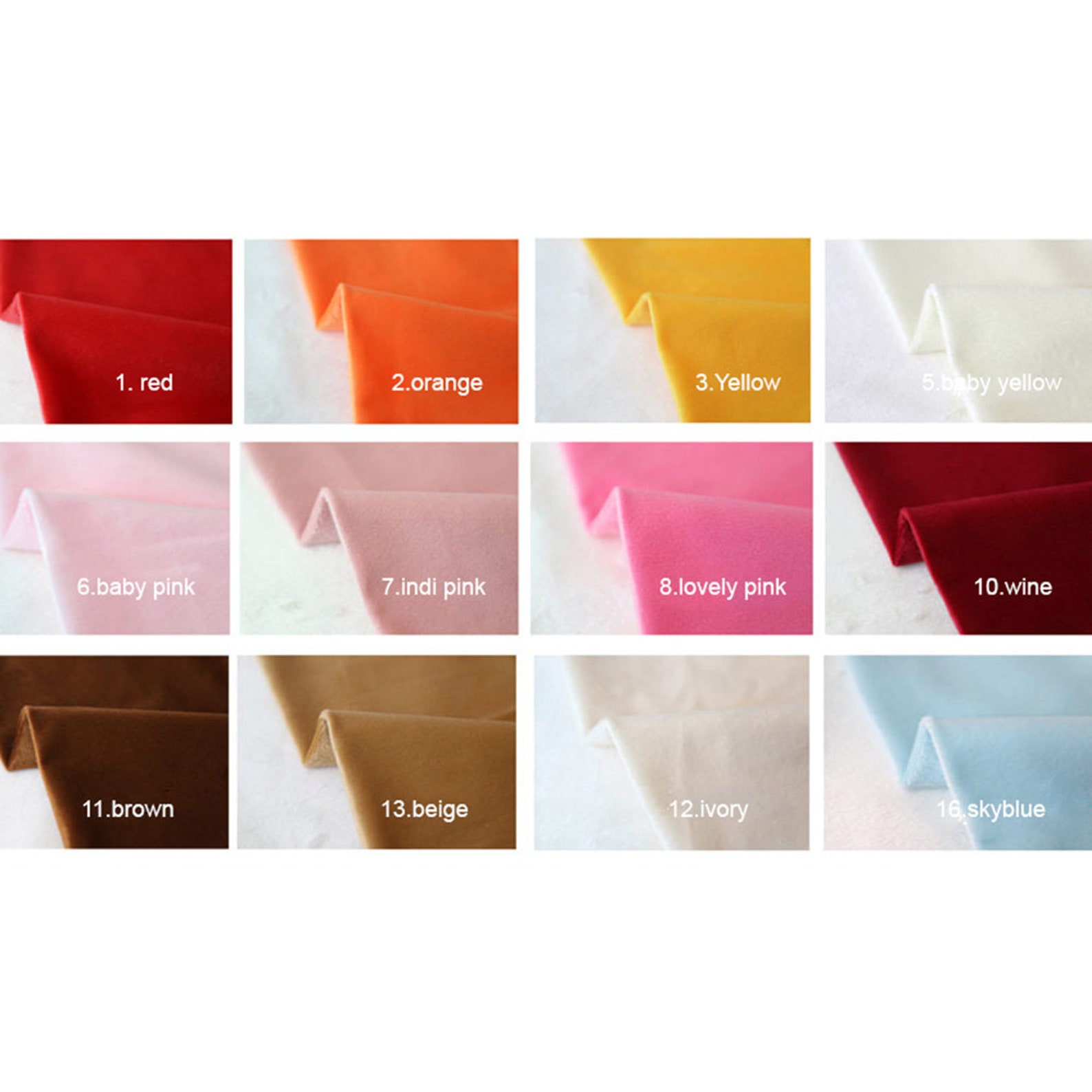 Microfiber Polyester Fabric by the Yard Upholstery Minky - Etsy