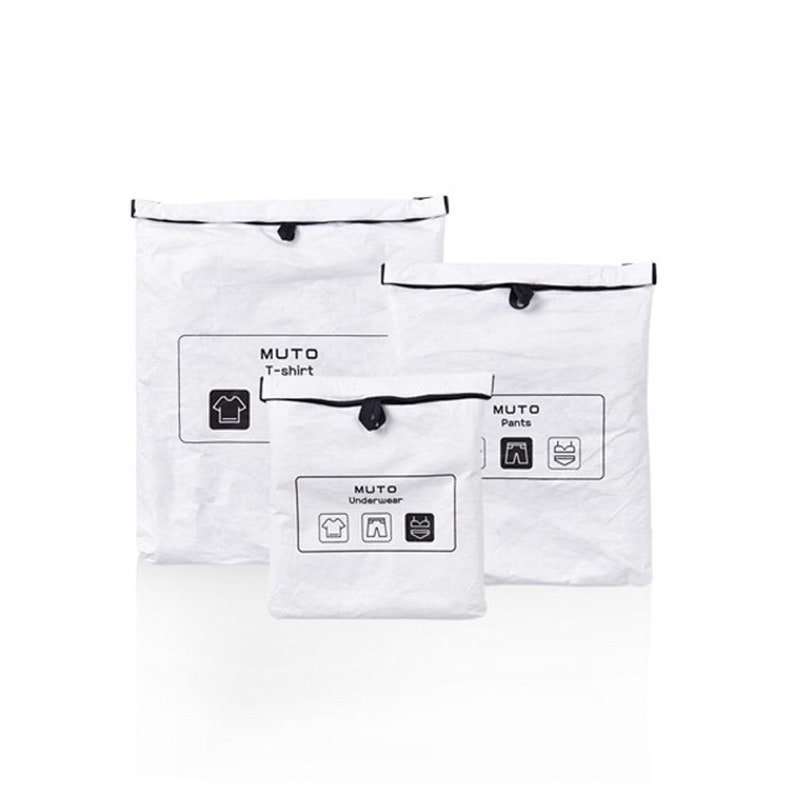 Tyvek Travel Packing Pouch 3 PCS Set Luggage Suitcase | Etsy