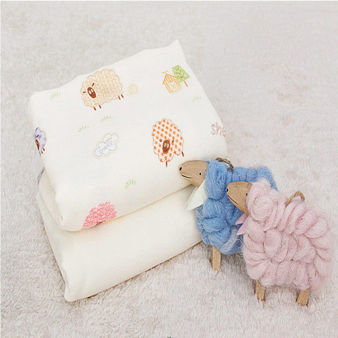 Triple Layers Cotton Gauze Fabric by the Yard Korean Gauze - Etsy