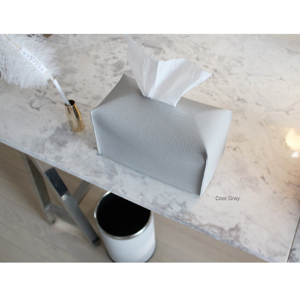 Urethane Leather Tissue Box Cover / Tissue Case Cover Tissue - Etsy