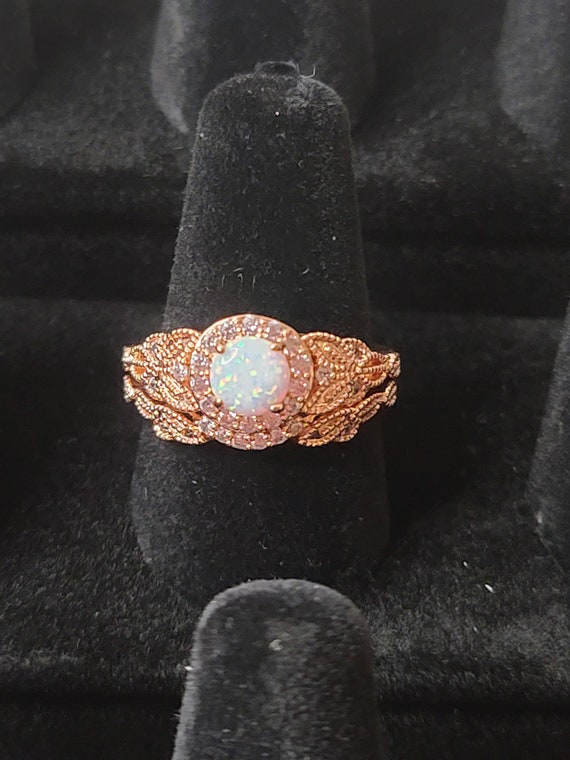 Rose gold costume ring store
