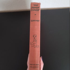 Vintage 1943 "the Human Comedy" by Saroyan Book - Etsy