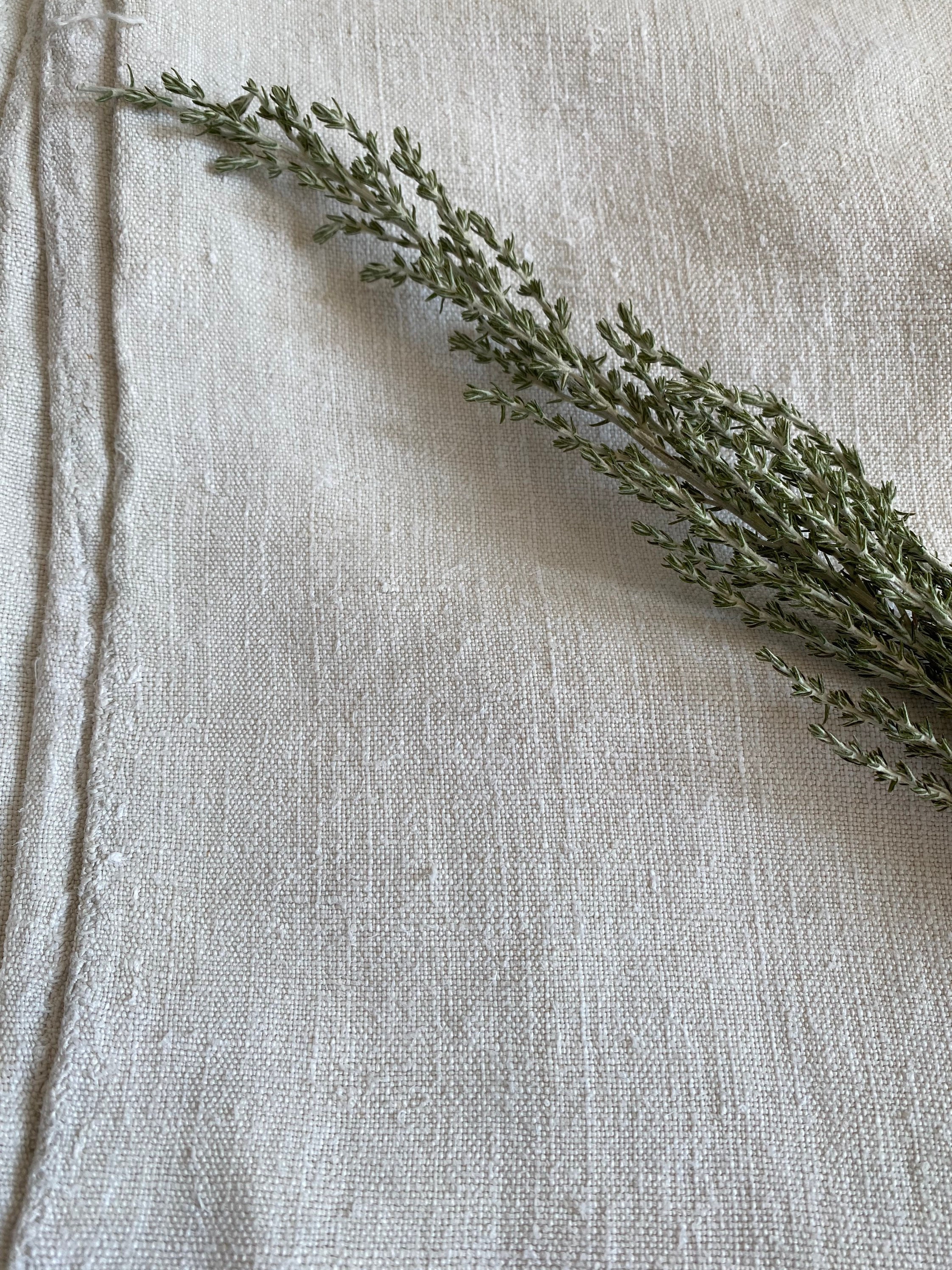 Antique French Hemp Linen Sheet, Farmhouse Tablecloth, Grainsack Fabric ...